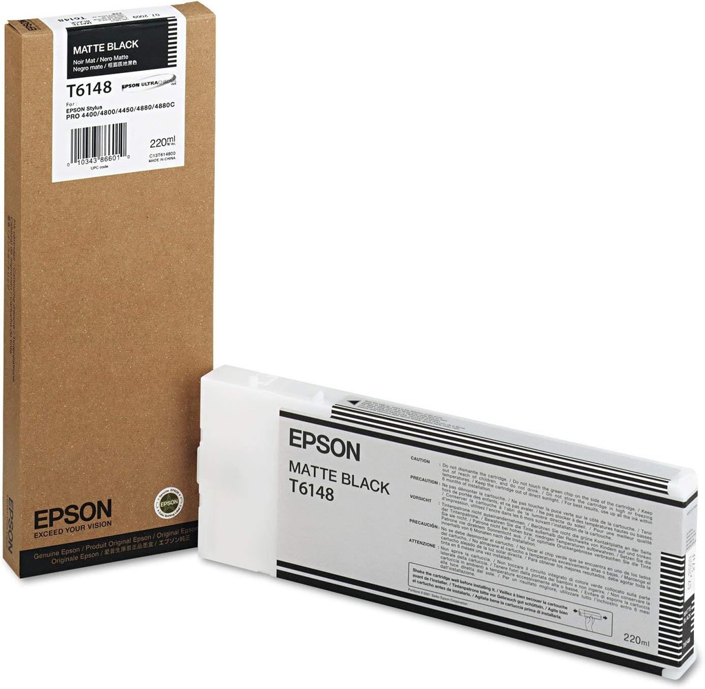 Epson 4800, 4880 - 220ml Matte Black Ink | Progear